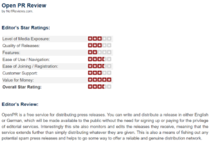 openPR Features, Distribution, Pricing & Alternatives